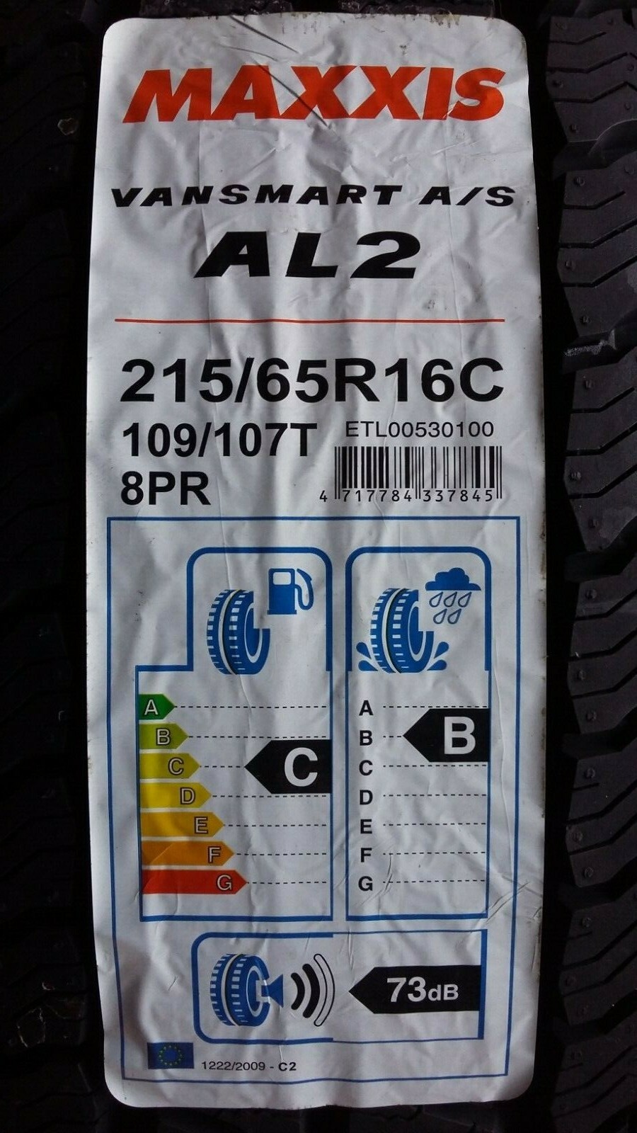 2 X 215/65 16 C MAXXIS ALL SEASON VANSMART AL2 21565R16C 8 PLY ...