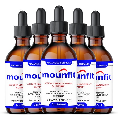 Mounfit Drops Liquid Supplement, Max Strength, Moun fit Drops (5 Pack ...