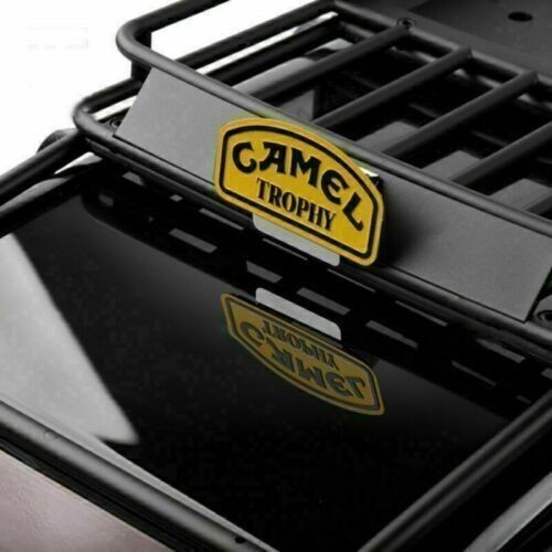 Metal Camel Trophy Badge Logo Decals For 1/10 Defender TRX4 D90 RC4WD ...