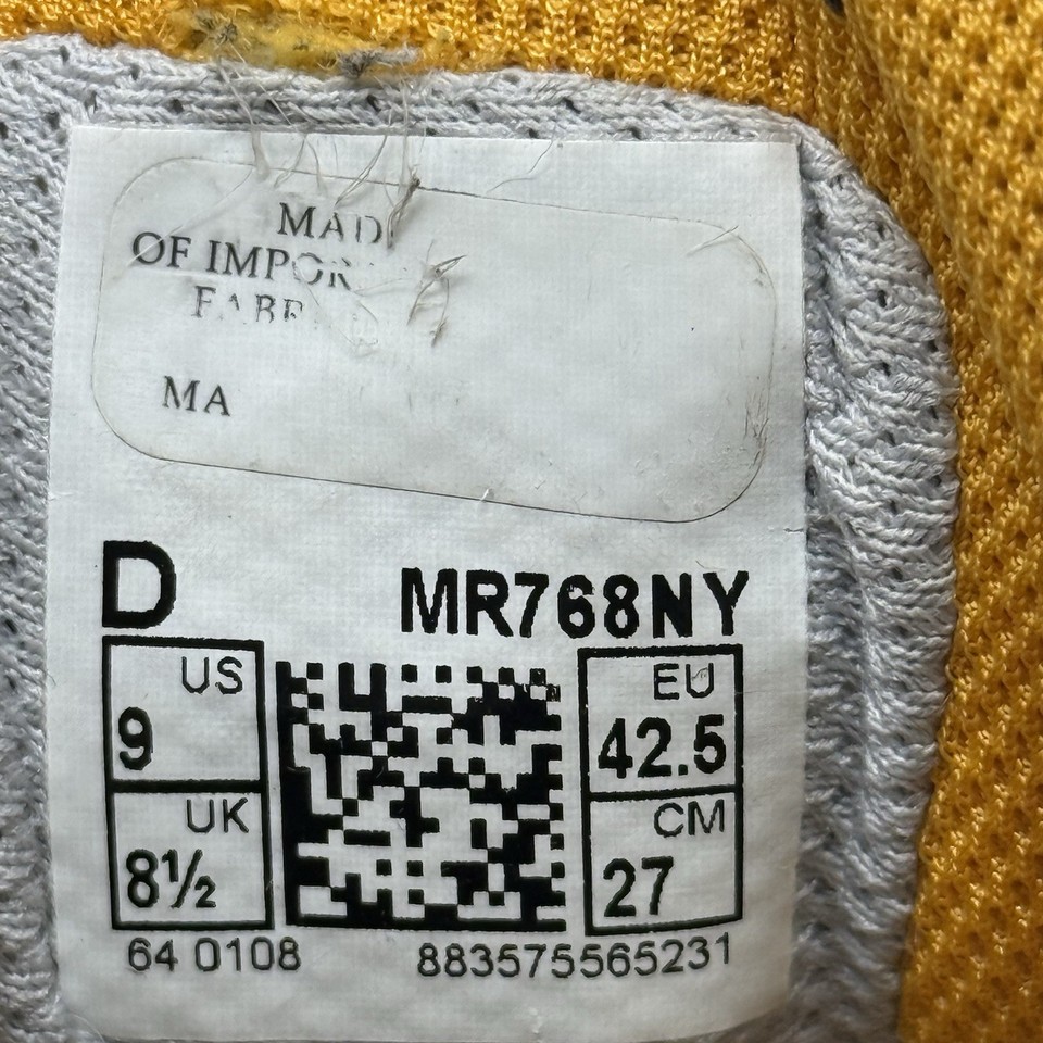 Size 9 - New Balance 768 Running Shoes Vintage 2000s Gray/Yellow/Navy ...