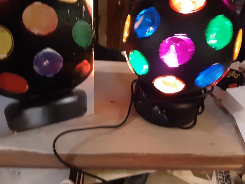 Ball of Lite Disco Dance Multicolor 360° Rotating Light #1929 Boxed and ...