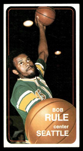 1970 TOPPS BOB RULE 15 VG BASKETBALL SEATTLE SUPERSONICS | eBay