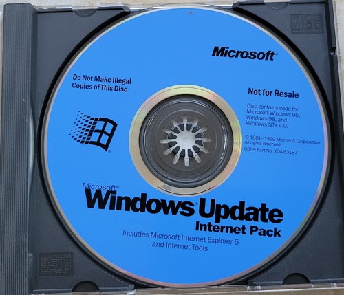 Vintage - Microsoft Windows Update Internet Pack, 1999 | eBay