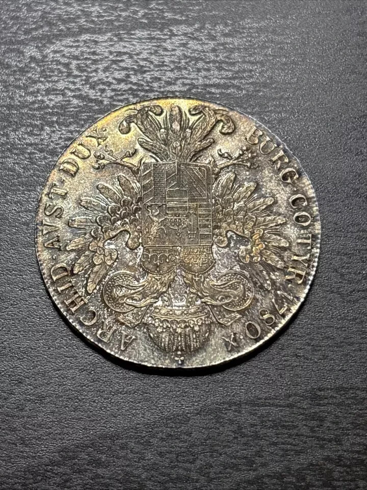 RARE 1780 Austria Maria Theresa Thaler Silver Coin Restrike. OVER 245 ...