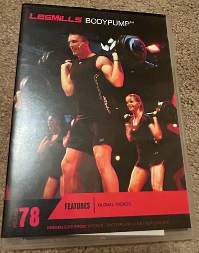 Les Mills BODYPUMP Body Pump 78 DVD + CD + Notes Strength Training Home ...