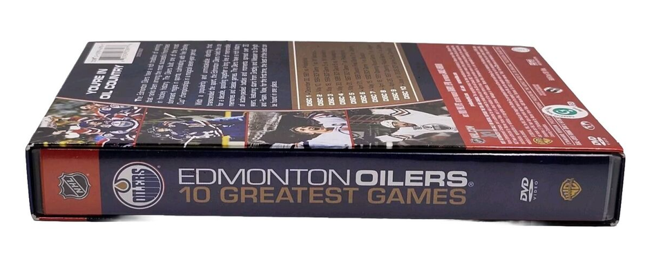 Edmonton Oilers 10 Greatest Games 10-Disc DVD NHL Hockey Collectors ...