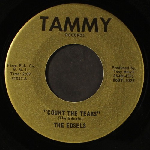 Edsels : Compte The Tears / Twenty Four Heures Tammy 7 " Simple 45 RPM ...