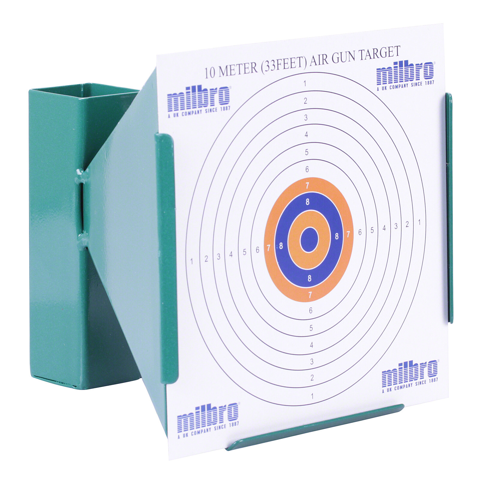 17cm Target Holder / 100 Card Targets Funnel Pellet Trap Catcher Airgun ...