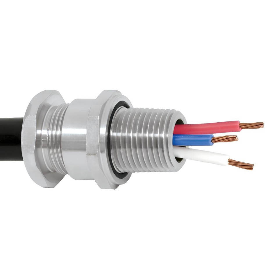 CMP TC-125A127 Aluminum 1-1/4" NPT Tray Cable Connector Range 0.93" to ...