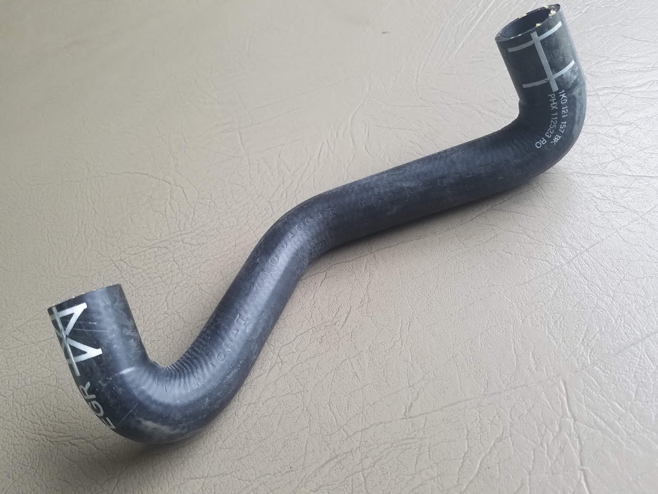 VW VOLKSWAGEN JETTA BRM TDI COOLANT HOSE 1K0 121 157 BK NEW OEM $27 ...