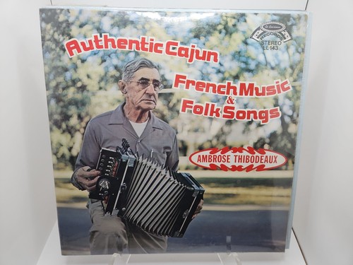 Ambrose Thibodeaux Authentic Cajun French Music & Folk Songs Sealed ...