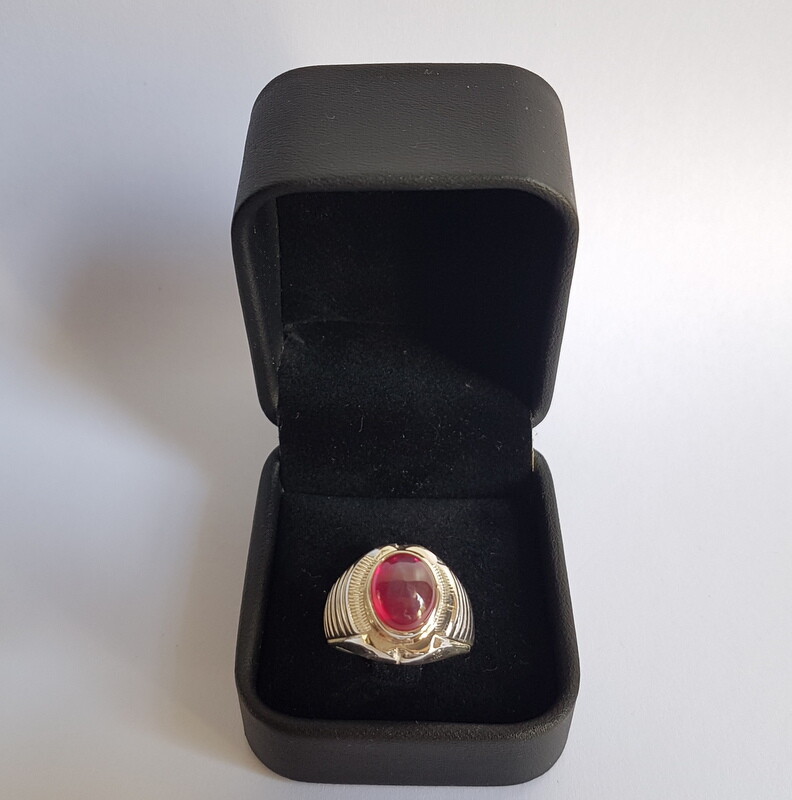 6 CT Natural Srilankan 6 Rays Star Ruby Stone Ring 925 Sterling Silver Menياقوت | eBay