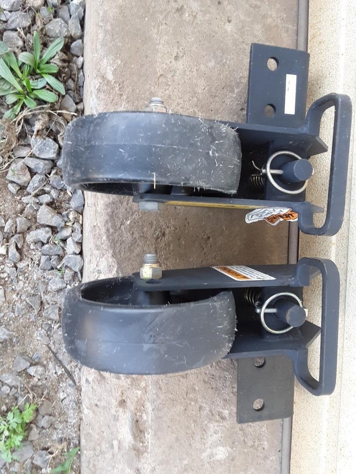 OEM Western Dolly Wheel Kit 62425 Straight Blade Pro-Plow Poly ...