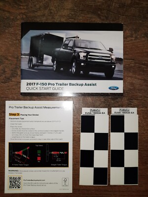 2017 Ford F-150 Trailer Backup Assist Manual with Stickers | eBay