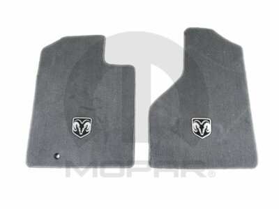 Mopar NEW Front Slate Gray Carpet Floor Mats for Dodge Ram 1500 2500 ...