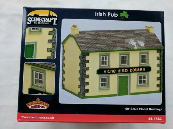Bachmann Scenecraft 44-124a Irish Pub Model Building OO Gauge for sale ...