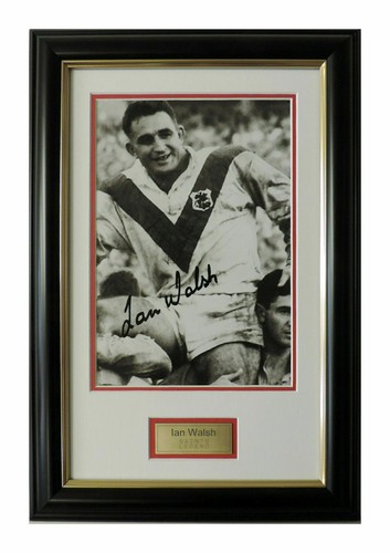 Ian Walsh St George Dragons Legend Signed Photo Framed | eBay Australia