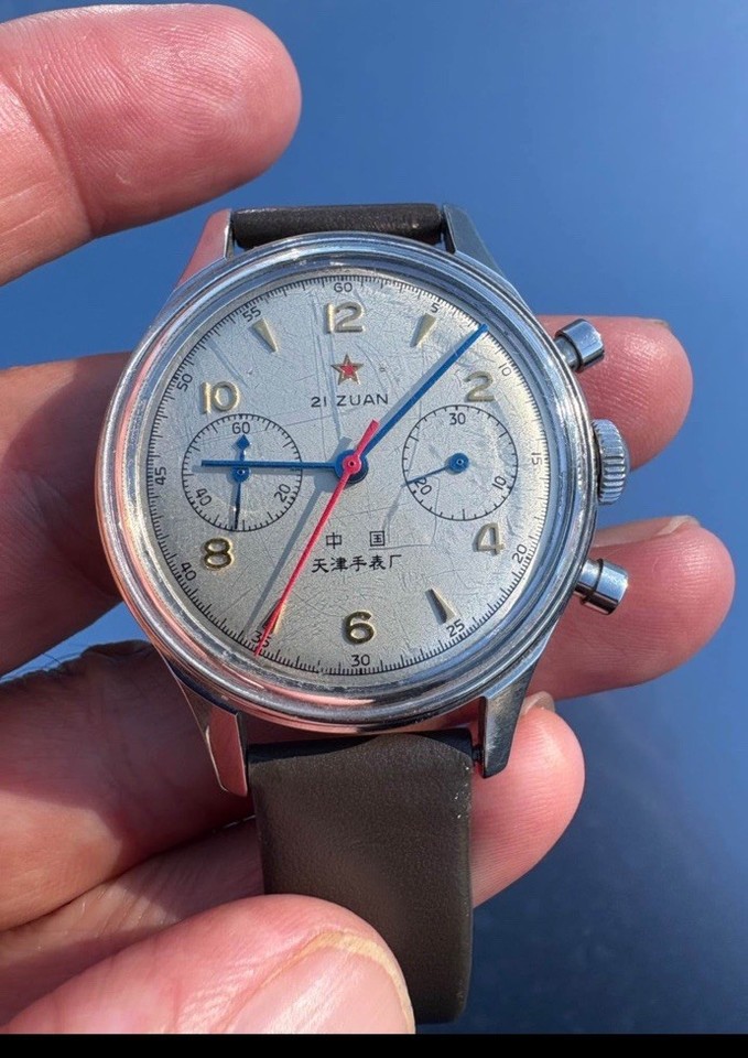 Redstar 21 Zuan Pilot windup 1963 Chronograph men's watch | eBay