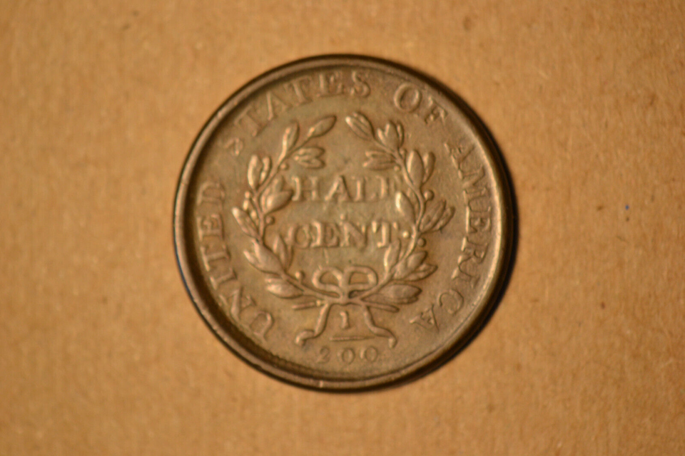 1807 Draped Bust Half Cent- Very Fine/EF. Very Attractive. | eBay