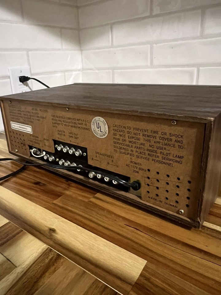 RARE Vintage Silver Face Stereo Receiver ElectroBrand 9500 AM/FM ...