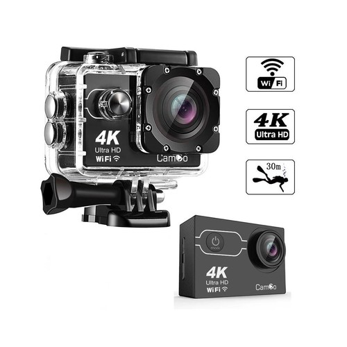 CamGo Waterproof 4K Video Action Camera 16MP WiFi HD 170° Wide Angle | eBay