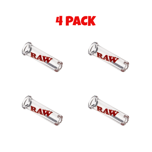 4 Pack RAW X-Tips Glass Filter Tip High-Quality Glass – Round ...