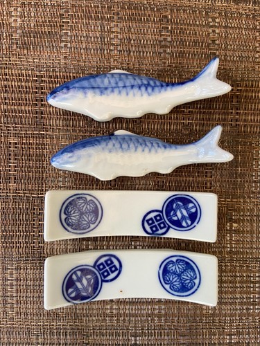 4 Vintage Japan Chopstick Rests | eBay