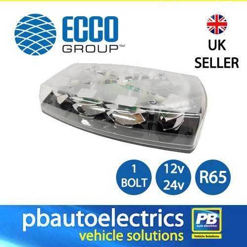 Vision Alert Dual Voltage 1 Bolt LED R65 Clear Reflex Mini Lightbar ...