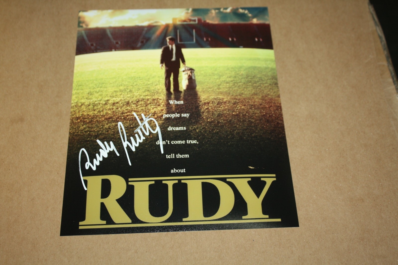 IRISH RUDY RUETTIGER SIGNED/AUTOGRAPHED MOVIE POSTER 8x10 Photo SIZE | eBay