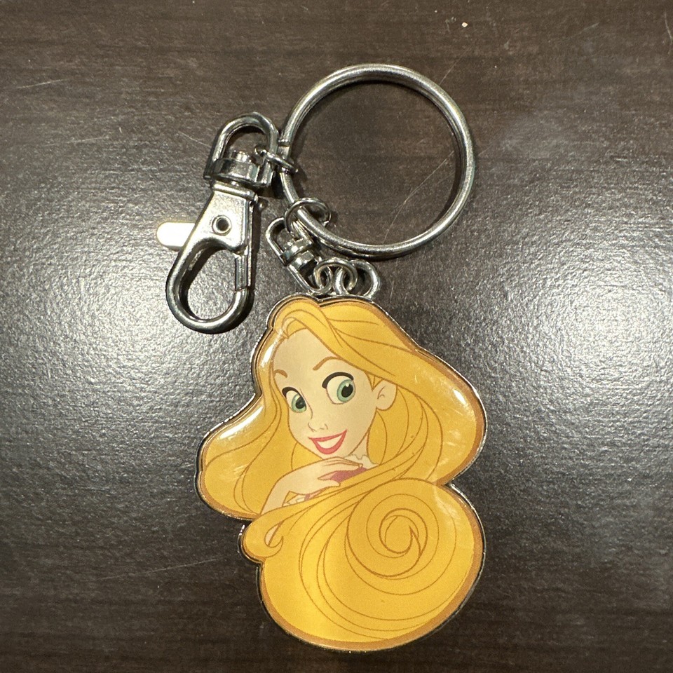 NEW 2 Sided Keychain Disney Rapunzel Tangled Epoxy Metal 2.25" | eBay