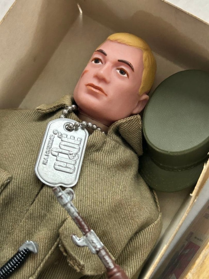 GI Joe Hasbro the 60s Action Soldier Helmet and grenade Vintage Used ...