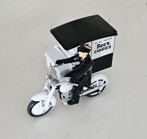 See's Candies Motorcycle with Side Car and Delivery Man | eBay