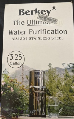 Barley 3.25 Gallon Unit/Housing - w/ BOROUX brand Black Filters Open ...