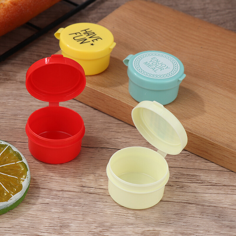 1Pc Mini Sauce Bottle Box Cartoon Salad Tomato Sauce Container Bento ...