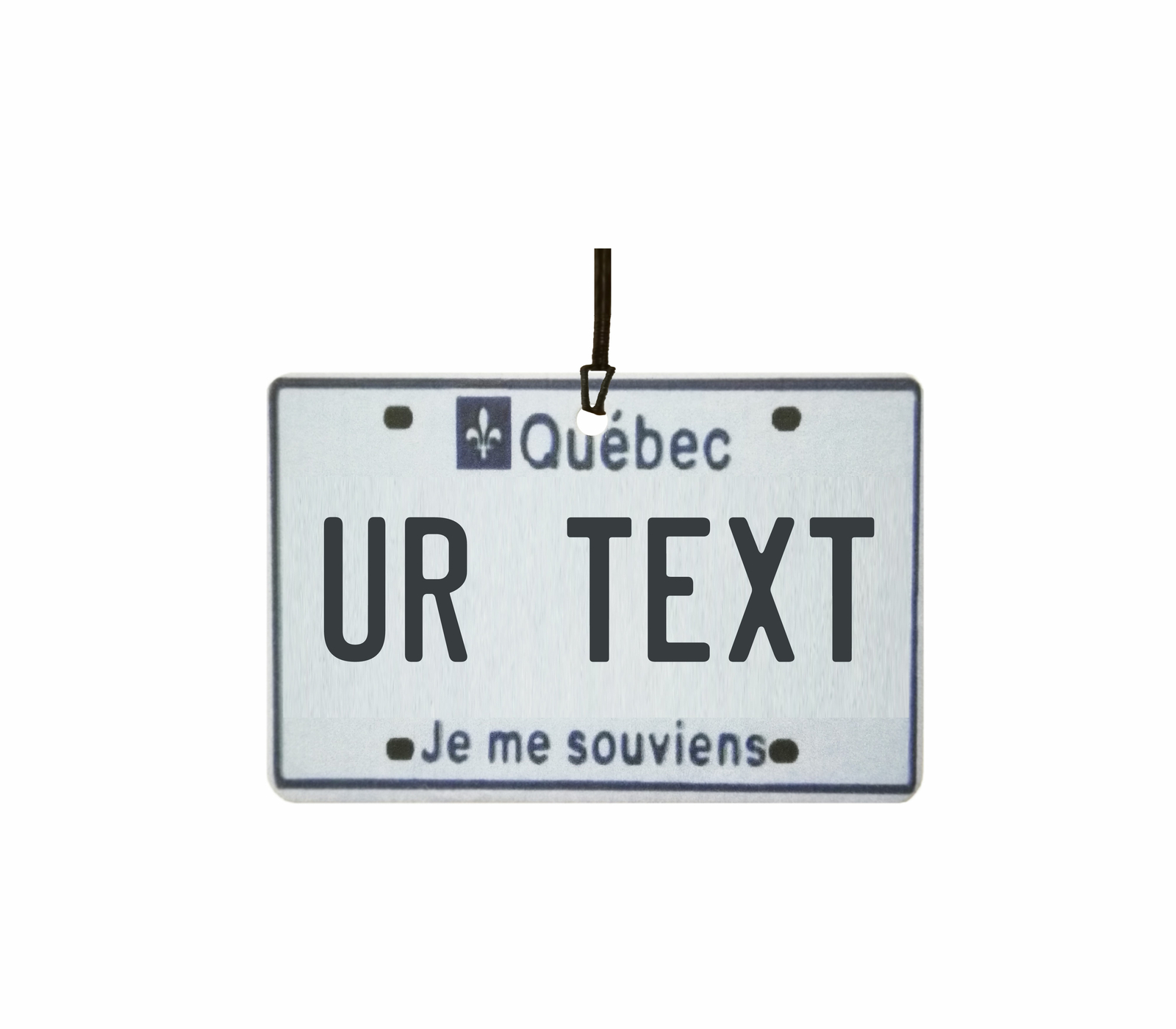 Personalized Quebec License Plate Car Air Freshener | eBay Australia