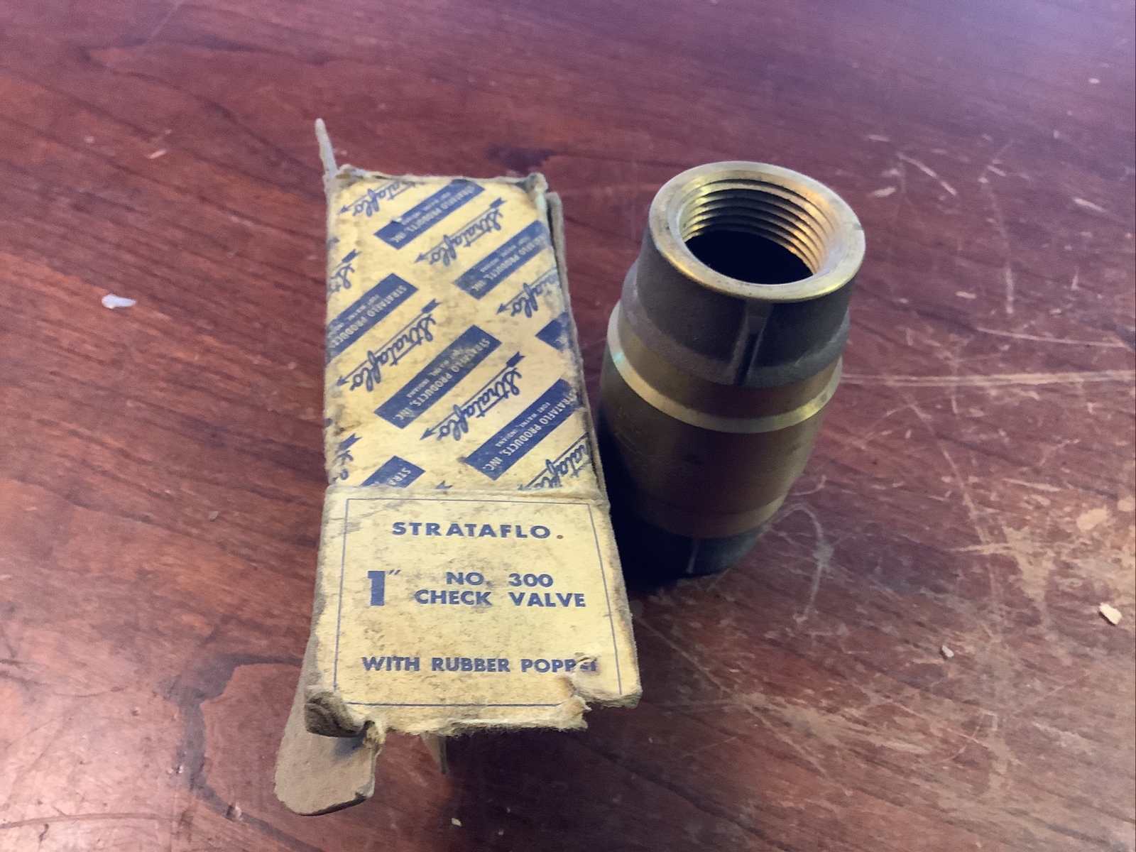 STRATAFLO 1" NO. 300 CHECK VALVE WITH RUBBER POPPET | eBay