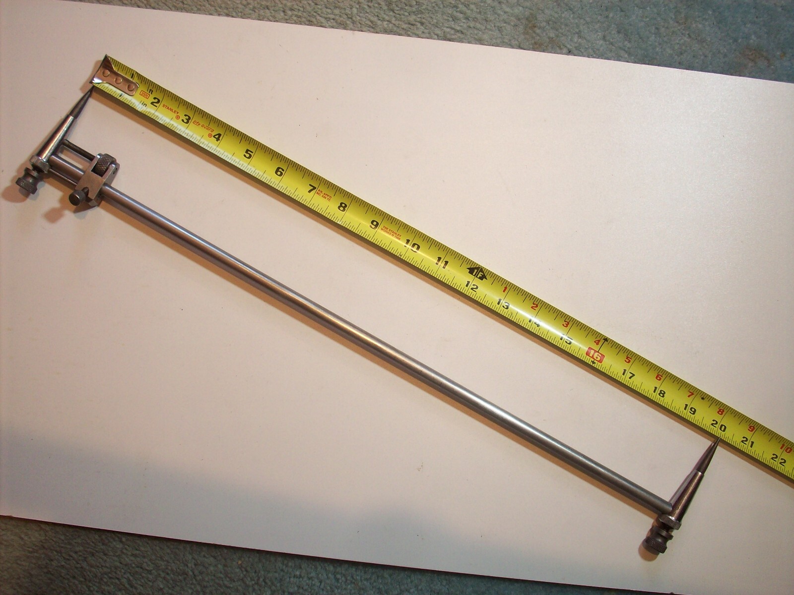 Tool DIVIDER TRAMMEL HEAD BEAM CALIPER 20 INCH COMPASS POINT ...