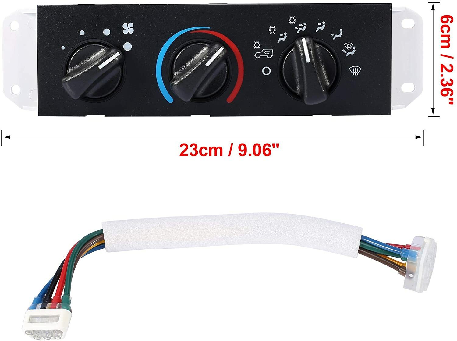 HVAC Control Panel-Heater and A/C Control DIY SOLUTIONS fits 1999 Jeep ...