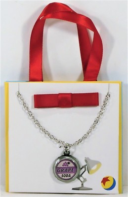 Disney Collection Jewelry Pixar Up Grape Soda Bottle Cap Necklace Gift ...