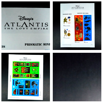 Disney Atlantis The Lost Empire Lot of 6 Sandylion Stickers Prismatic ...