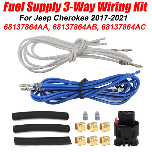 For Jeep Cherokee Fuel Supply 3-Way Wiring Connector Plug Harness Kit ...