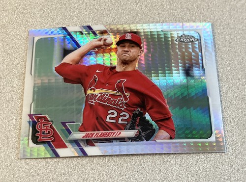 2021 Topps Chrome Prism Refractor #70 jack Flaherty Cardinals | eBay