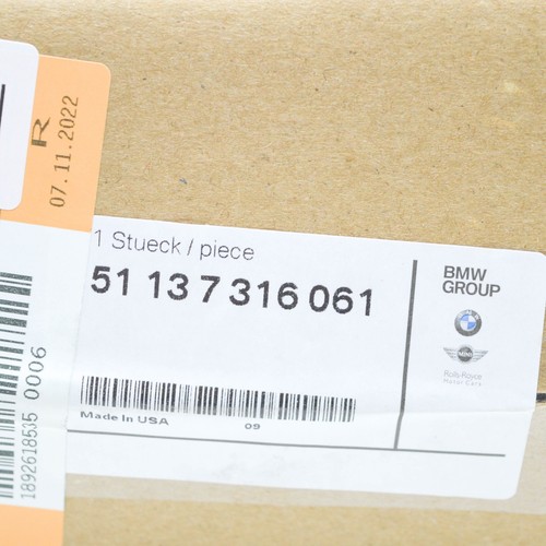 BMW X5 F15 RADIATOR LEFT GRILLE PURE EXCELLENCE 51137316061 2015 NO ...