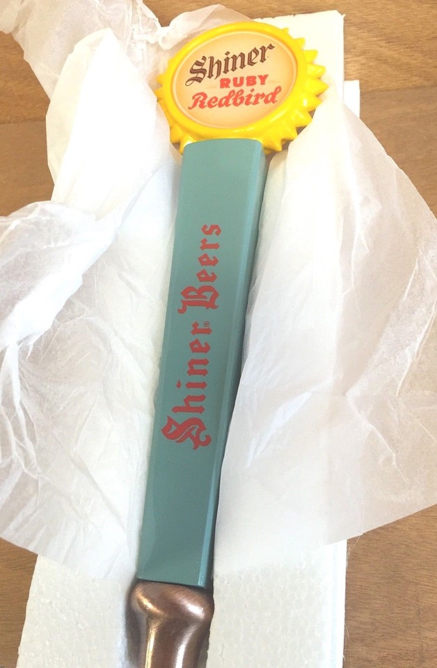 Shiner Ruby Redbird Beer Tap Handle - New In Box & Free Shipping - Tall ...