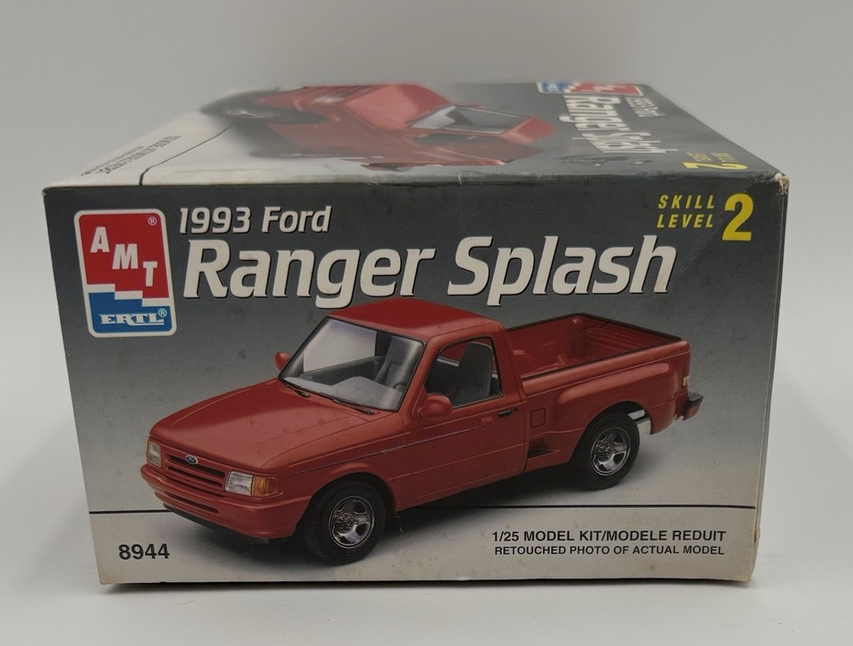 AMT ERTL 1993 Ford Ranger Splash 1/25 Model Kit #8944 -OPEN BOX | eBay