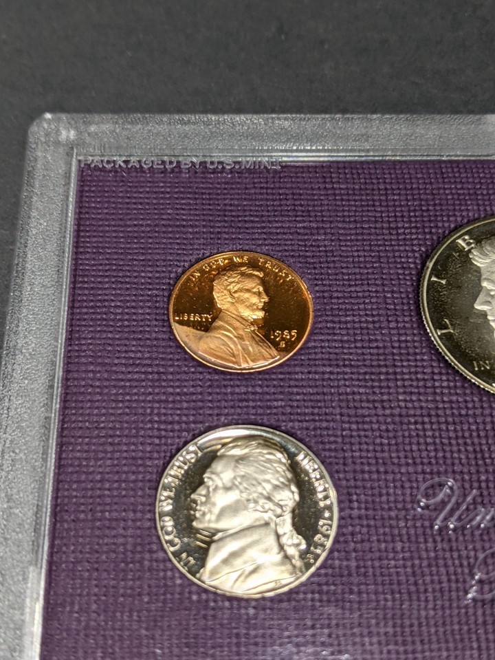 1985 Clad Proof Set U.S. Mint Original Government Packaging | eBay