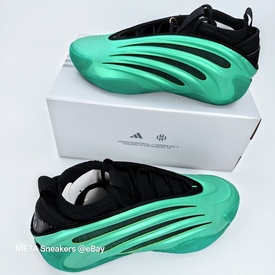 Adidas Harden US 9 Men's Green/Black Boost Basketball Metamorphosis ...