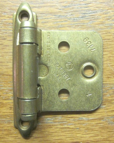 Amerock 7139 7128 USA 2 Hinges Dark Satin Brass Self Close Variable ...