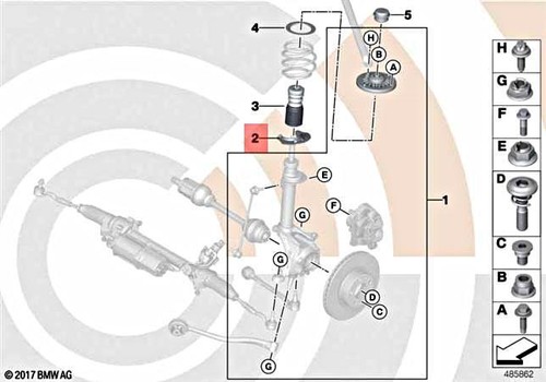 Genuine BMW Lower Insulator 31-33-6-860-788 | eBay