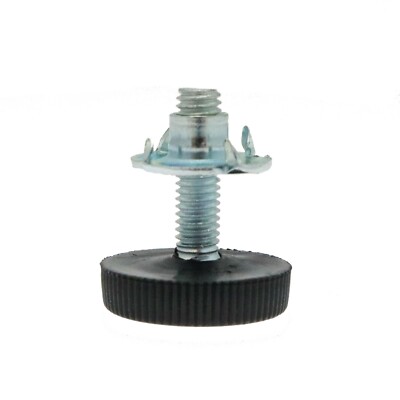 Set Of 4 Adjustable Furniture Feet & T-Nut Fixings For Wood - M6 ...